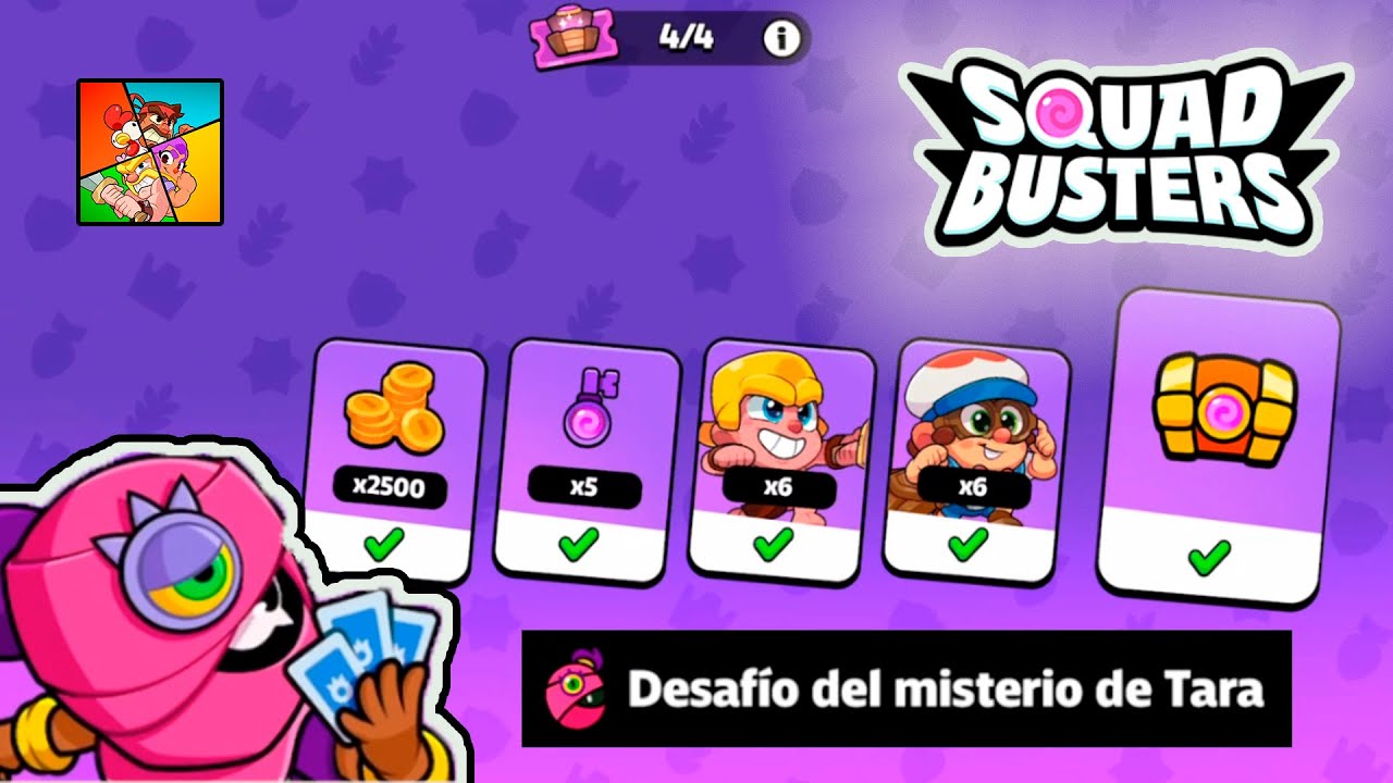 DESAFÍO DEL MISTERIO DE TARA, QUE OS HA TOCADO? - Squad Busters - YouTube