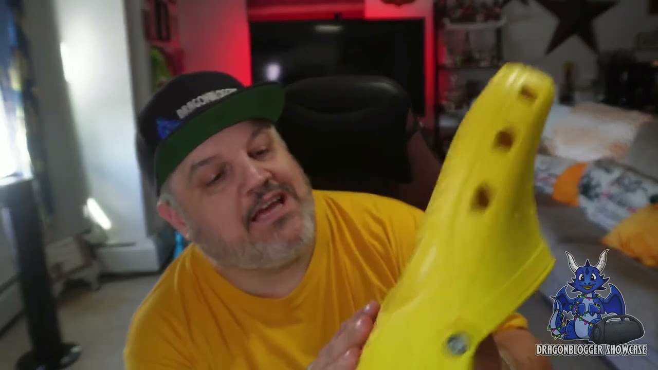 Showcasing Yellow Lemon Color Classic Crocs - Shopping Dragons