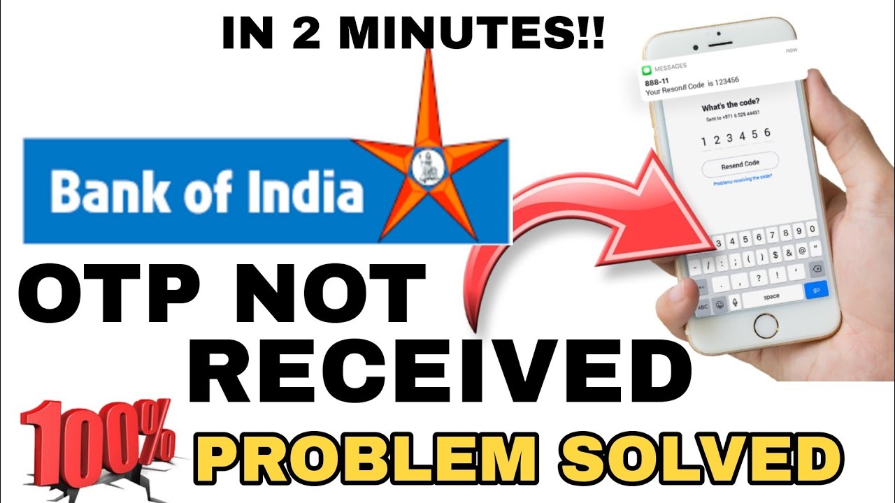 Bank of India otp not received || bank of India otp not received ...