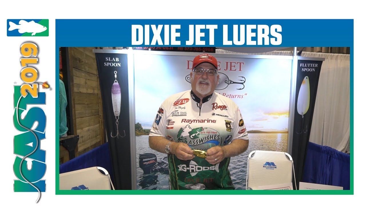 Dixie Jet Lures Gizzard Spoon with Tom Murphy | iCast 2019 - YouTube