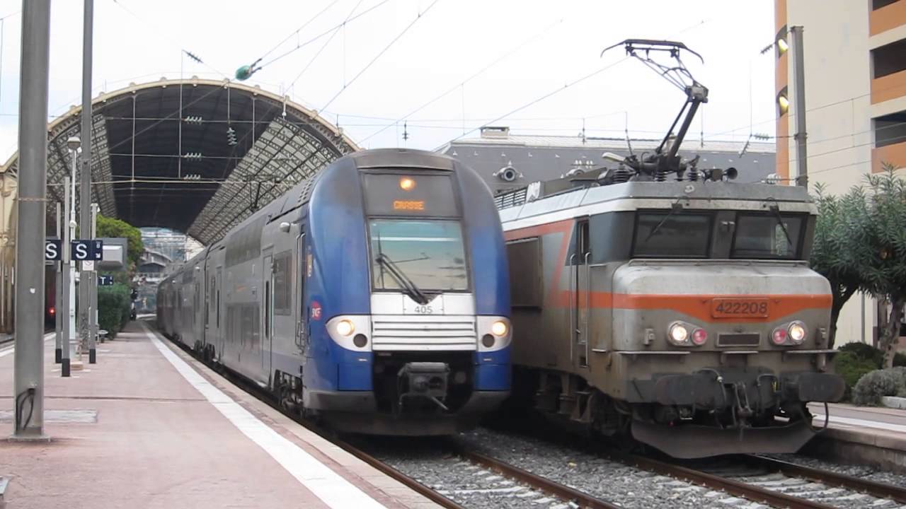 SNCF TER PACA Vintimille - Grasse assuré par une rame Z26500 à Nice ...