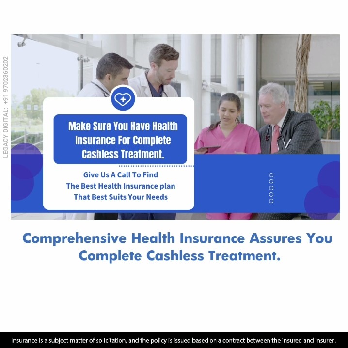 Comprehensive health insurance assures you complete cashless treatment ...