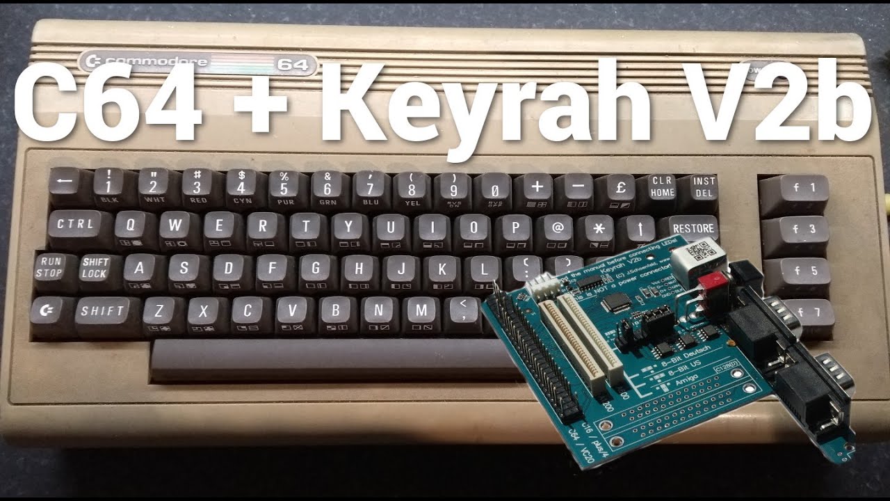 C64 & Keyrah V2b - Will it work after 37 years of neglect? - YouTube