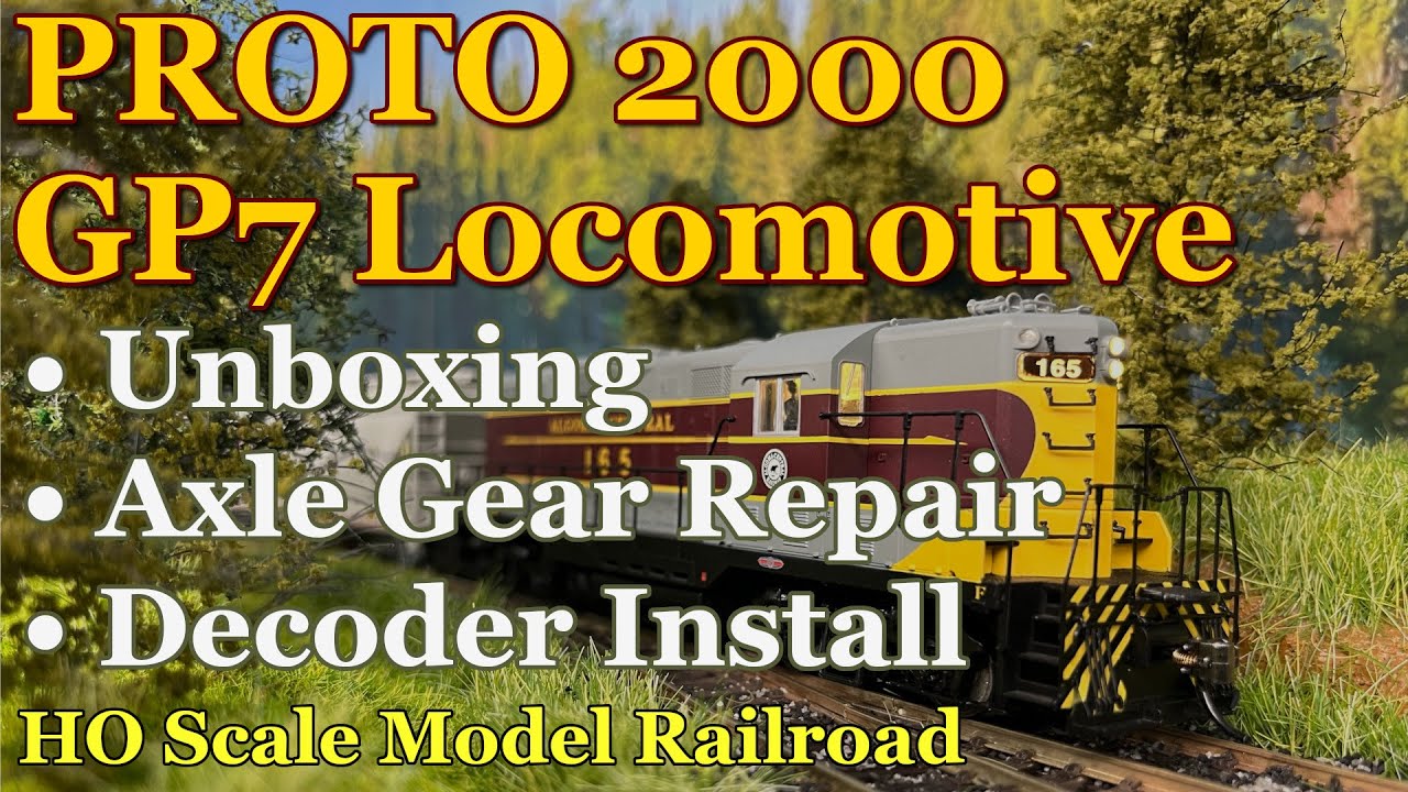 Unboxing a "New" (old) Life Like Proto 2000 GP7, needed repairs, and a ...