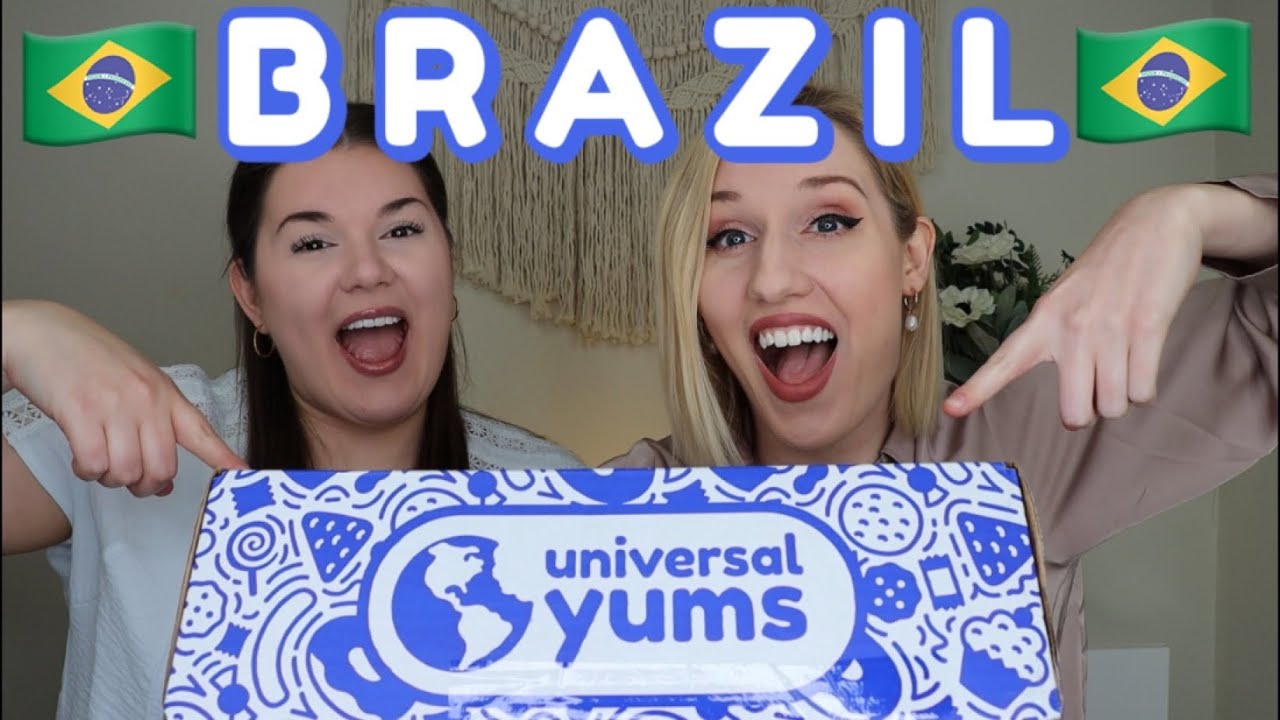 TASTING BRAZILIAN SNACKS | Universal Yums | Super Yum Box | February ...