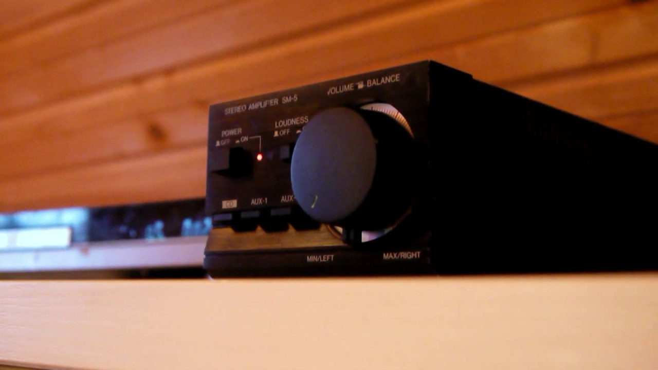 SHARP SM-5 Mini Amplifier Japan + Radiotehnika 35AS-212 - YouTube