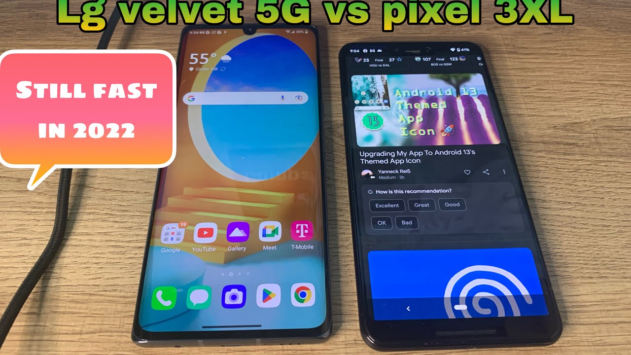 LG VELVET VS PIXEL 3XL (speed test) in 2022 do they still have the ...