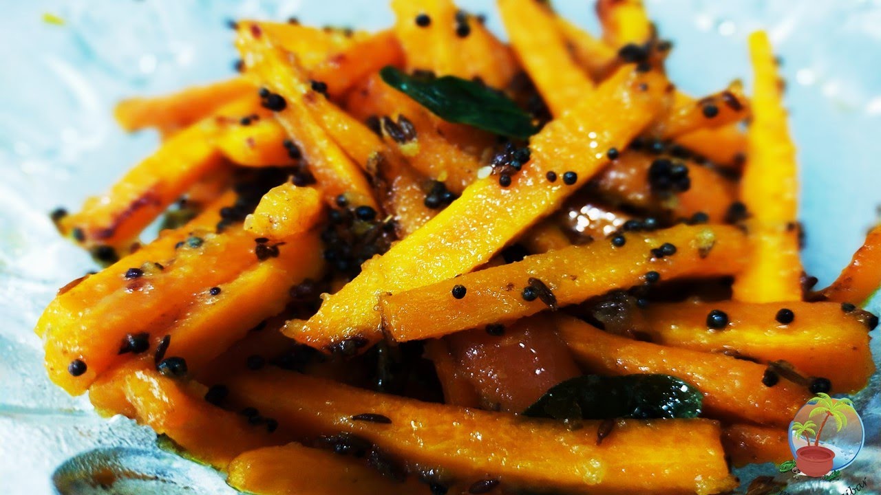 HOW TO MAKE CARROT SAMBARO IN ENGLISH - YouTube