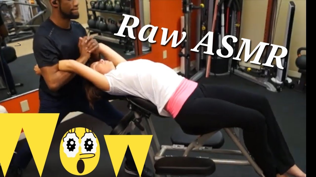 ASMR RAW Chaz Armstrong Chair Massage Massage Ninja just teaches ...