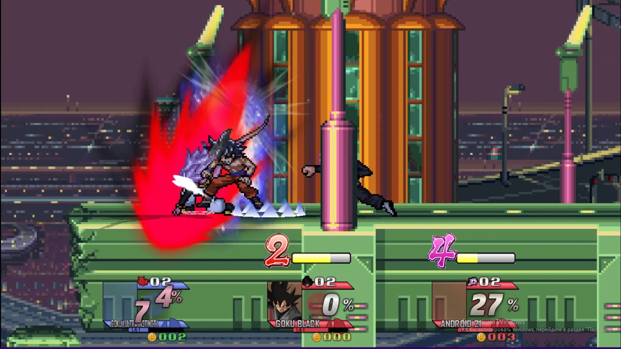 SSBC Mods Hardcore Battle MUI Goku VS Goku Black & Android 21 - YouTube