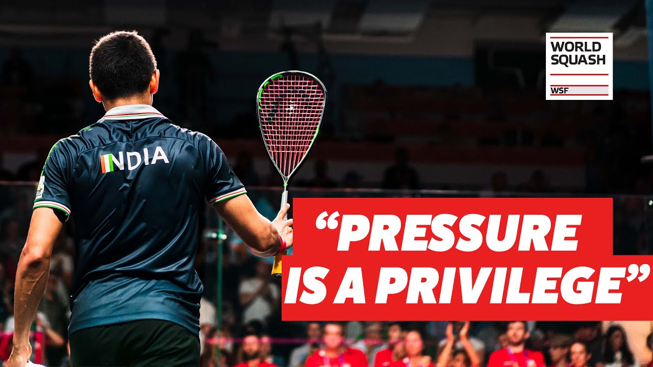 Saurav Ghosal: Squash World Cup "Pressure is a Privilege" - YouTube