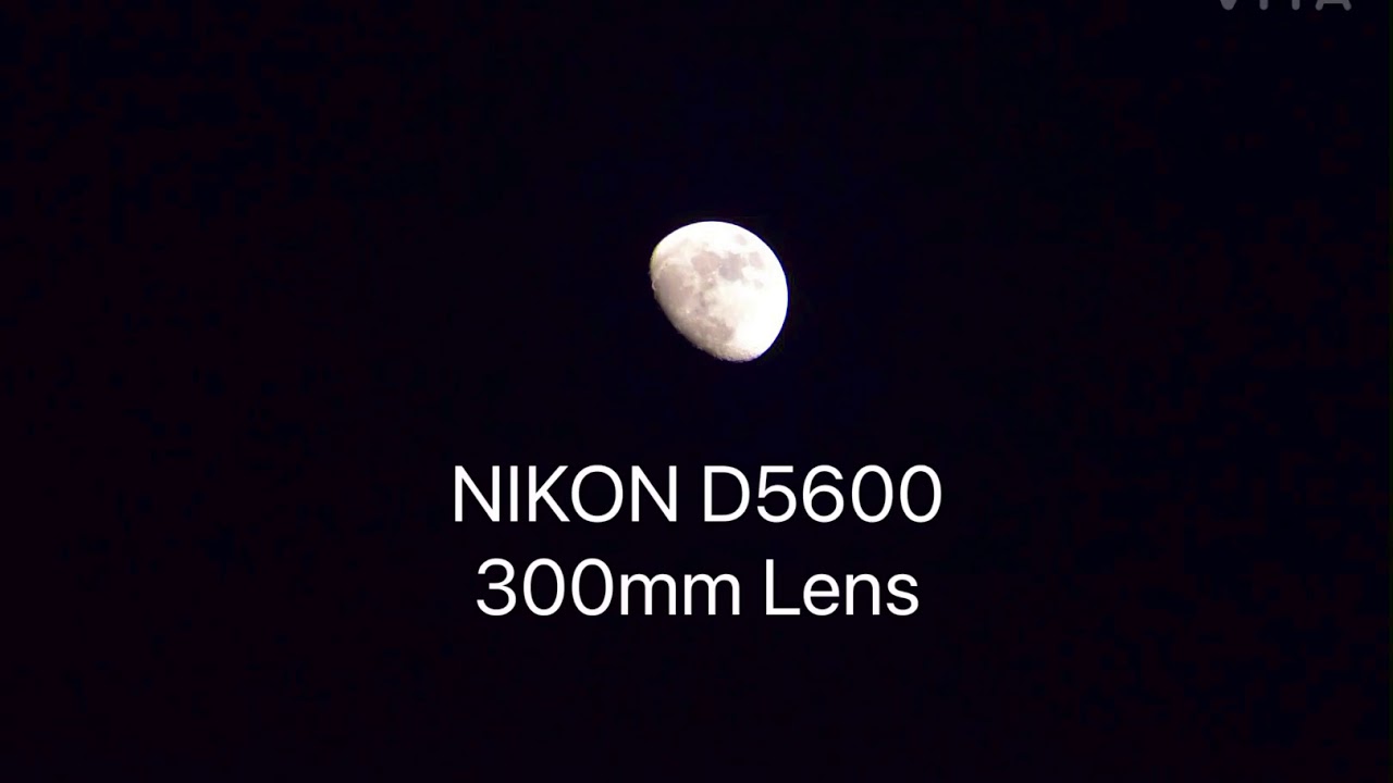 Moon Photography through Nikon D5600 Kit Lens - YouTube