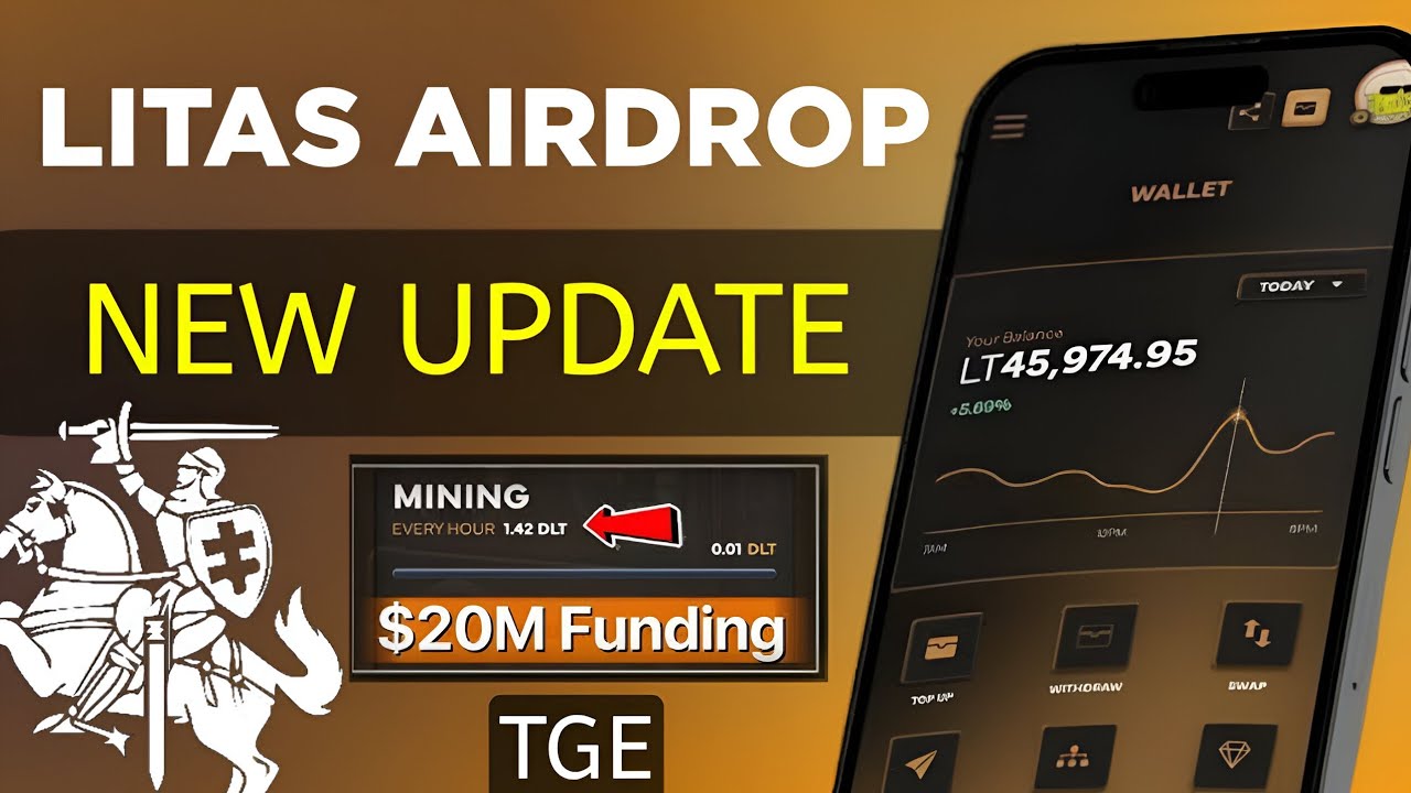 Litas Wallet Mining Airdrop New Update - Mine $LT Token on Mobile - YouTube