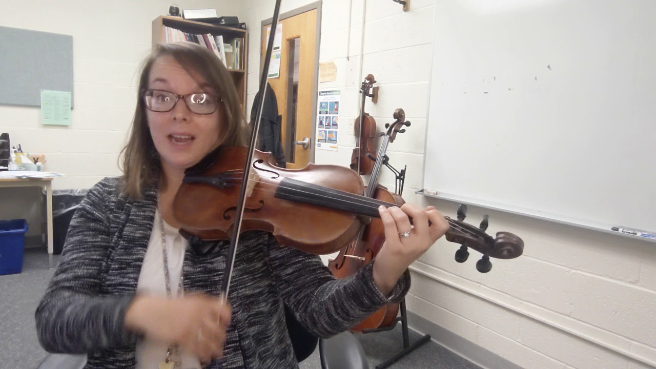 may song teaching video - violins - YouTube