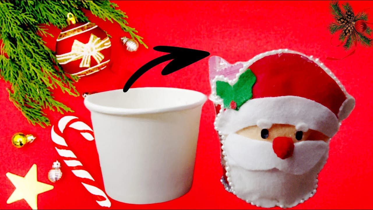 Tempat permen dari Cup || Ide Kreatif dari Cup - YouTube