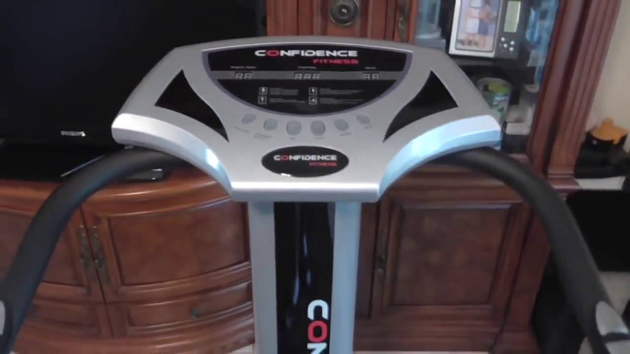 Confidence Fitness Slim Full Body Vibration Platform Fitness Machine ...