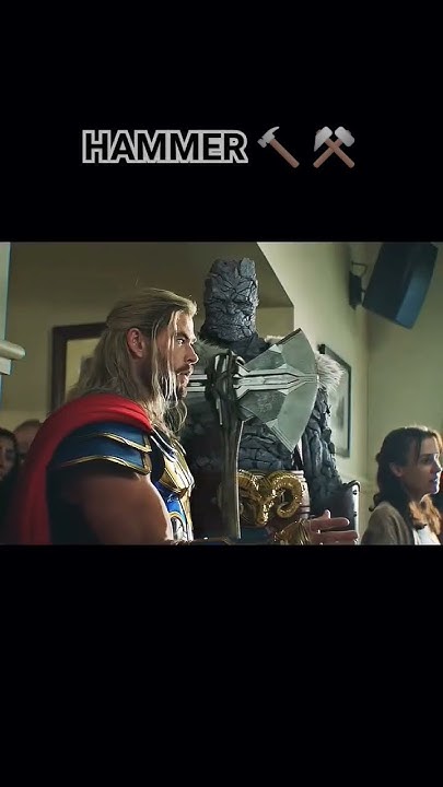 Thor got his hammer #trending #thor - YouTube