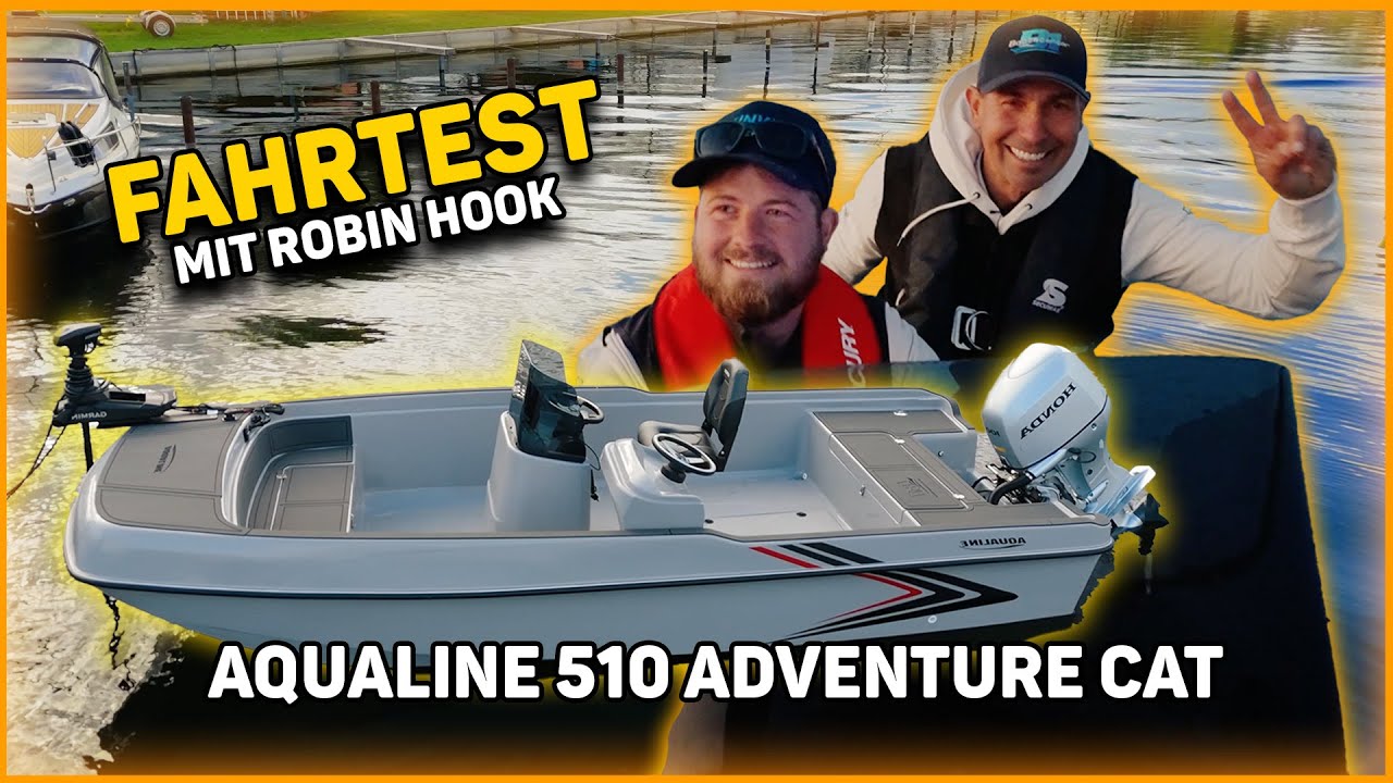 AQUALINE 510 ADVENTURE CAT - HYBRID - YouTube