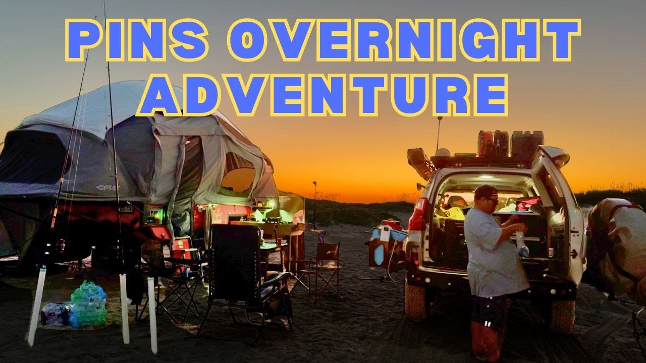PINS Overnight - Best Camping and Fishing ADVENTURE! - YouTube