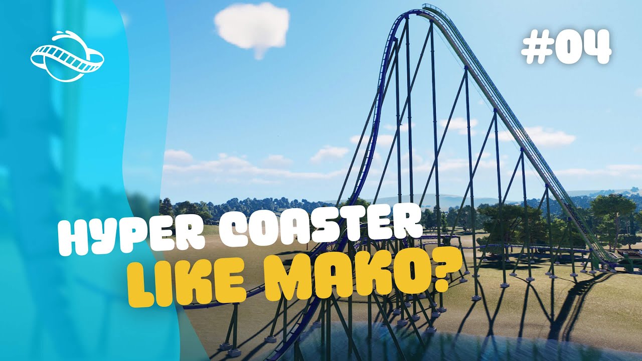 New B&M Hyper Coaster like MAKO | Planet Coaster 2 | Franchise Mode #04 ...