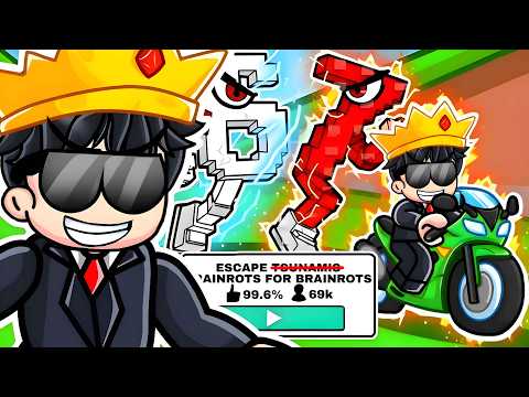 I Played FAKE Escape Tsunami for Brainrot Games in Roblox!