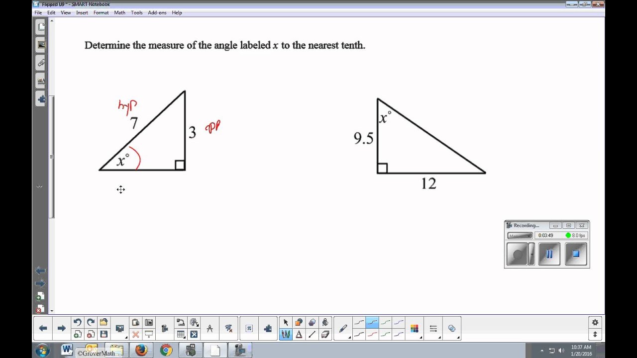 9 - 8 Finding Angle Measures - YouTube