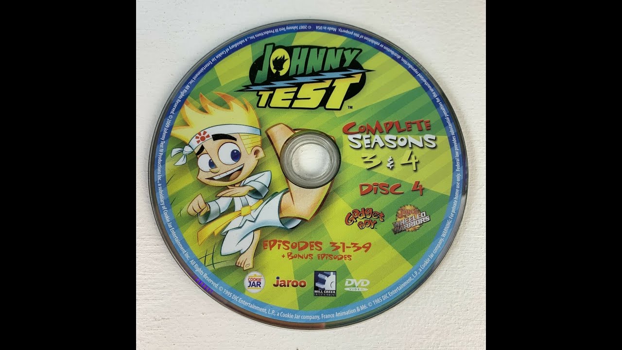 Opening To Johnny Test:The Complete Seasons 3 & 4 2011 DVD (Disc 4 ...