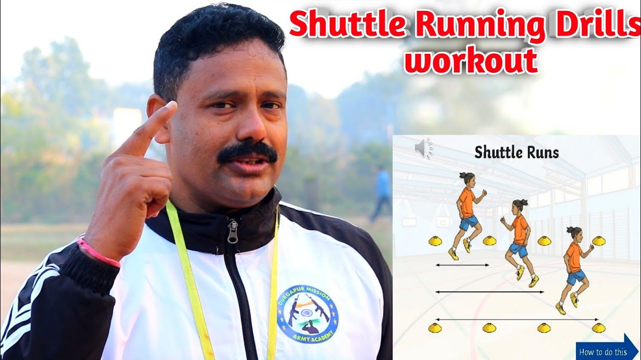 Shuttle Running Drills Workout - YouTube