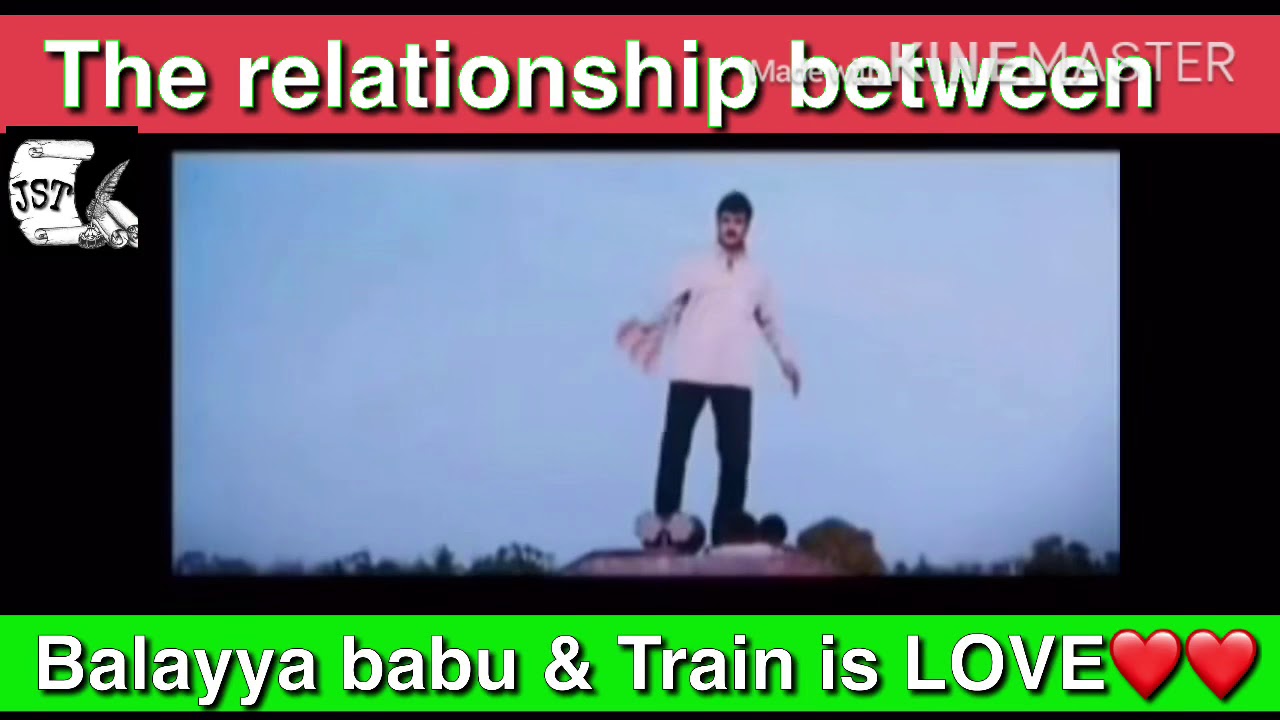 balayya babu train scenes|telugu fun videos|Just saying telugu - YouTube