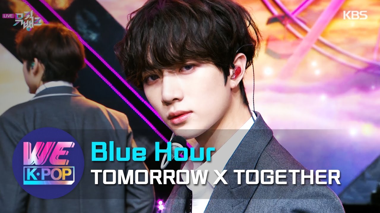 TOMORROW X TOGETHER - Blue Hour(5시 53분의 하늘에서 발견한 너와 나) (Music Bank ...