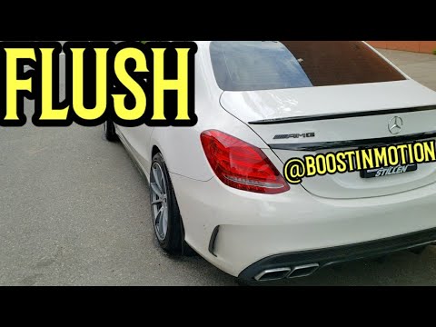 C63 gets 1st mods : spacers - YouTube