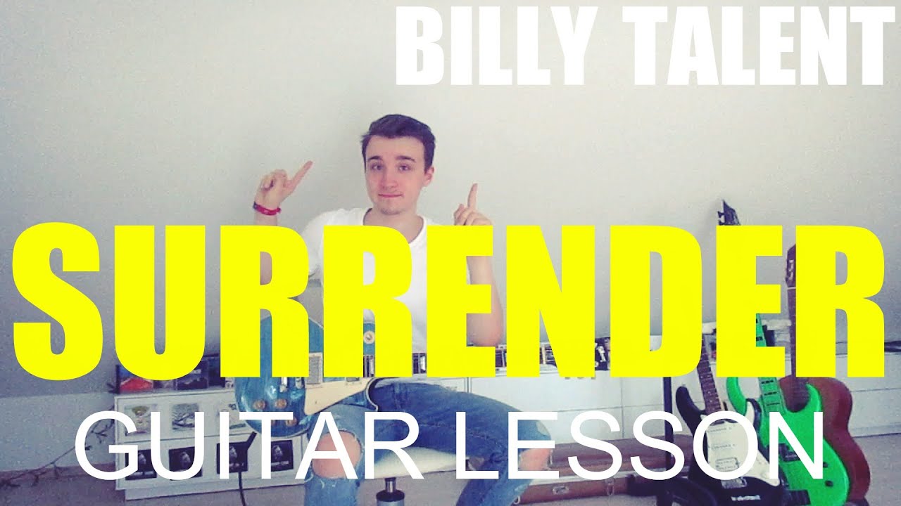 Billy Talent: Surrender; part 2 (GUITAR TUTORIAL/LESSON#8) - YouTube