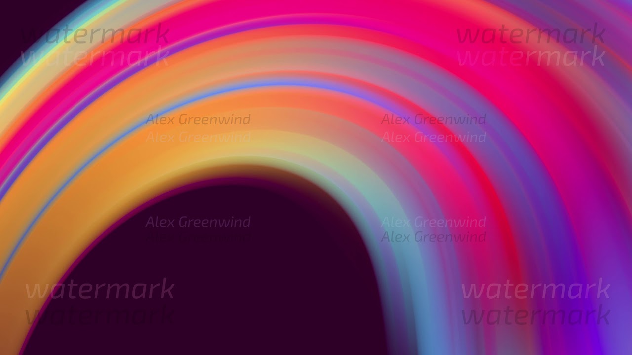Gradient of rainbow colors are cyclically shifting in loop. It is 4k ...