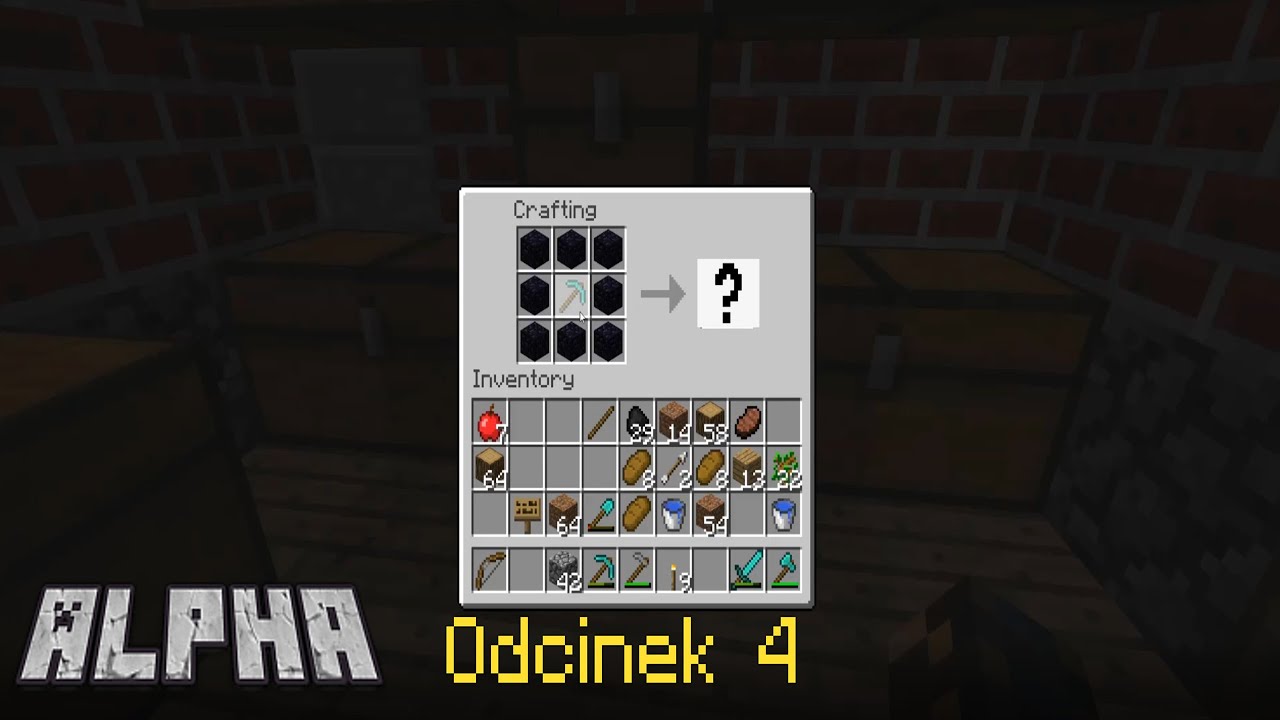 Minecraft Alpha odc.4 - Nieznany crafting i Karczma - YouTube