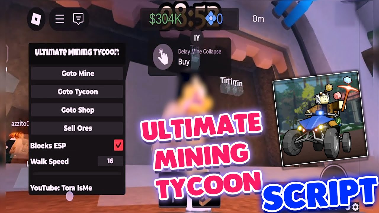 Ultimate Mining Tycoon Script | ESP Ores, Walkspeed, Sell Ores ...