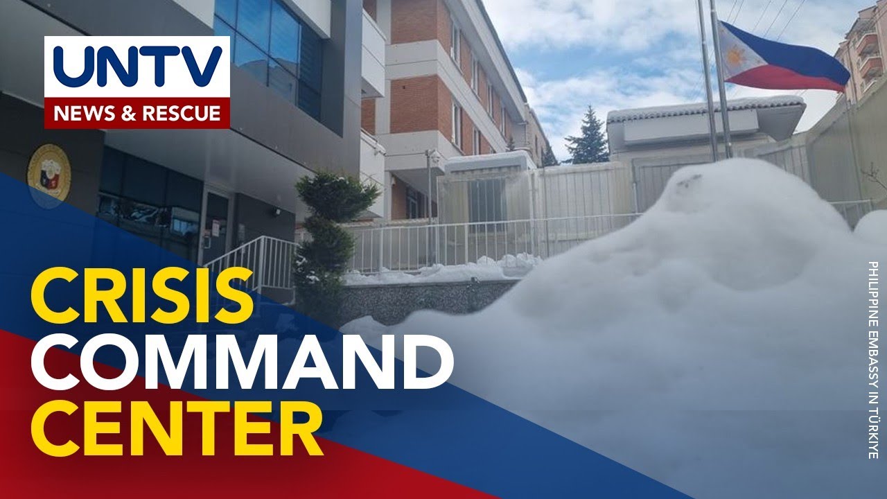 Crisis Command Center, itinayo ng Philippine Embassy sa Turkey - YouTube