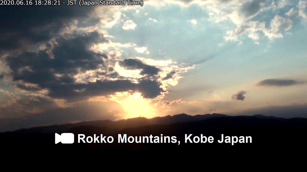 六甲山ライブ Rokko Mountains - LIVE HD Streaming view from Osaka to Kobe direction, Kobe Japan - YouTube