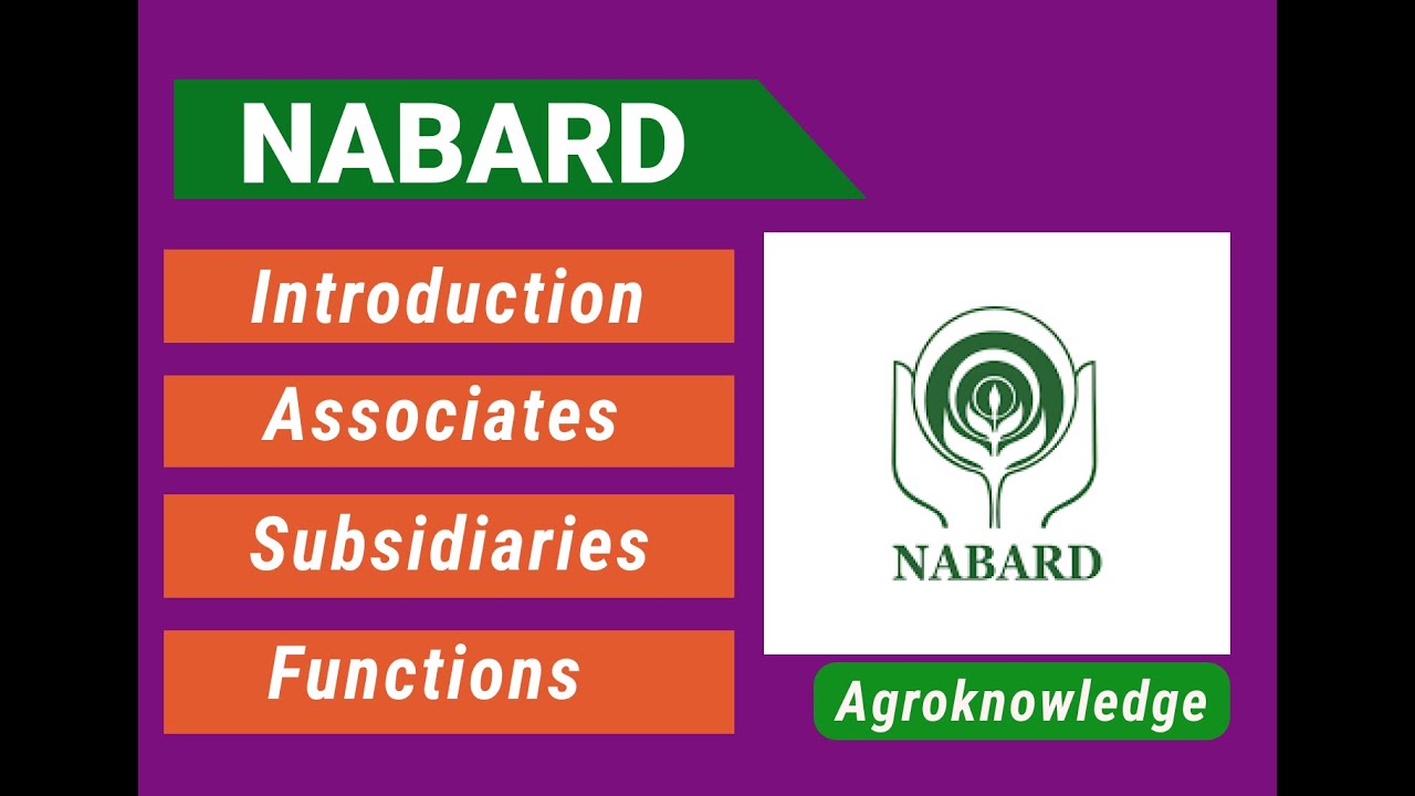 NABARD||National bank for Agriculture and rural development||complete ...