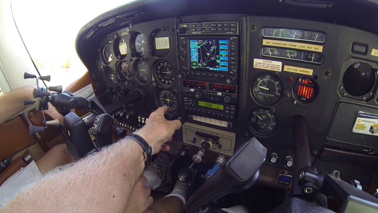 C182RG Extended ground runup - YouTube