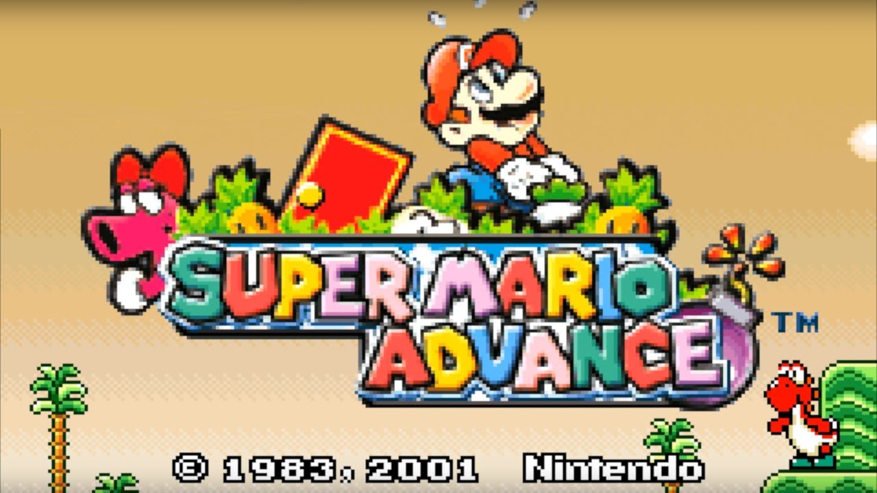Super Mario Advance (GBA · Game Boy Advance) full game session for ...