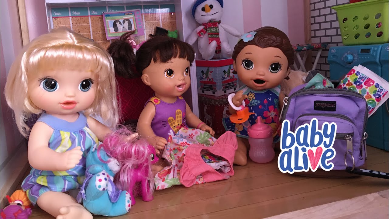 BABY ALIVE Packing for Daycare 🎒 - YouTube
