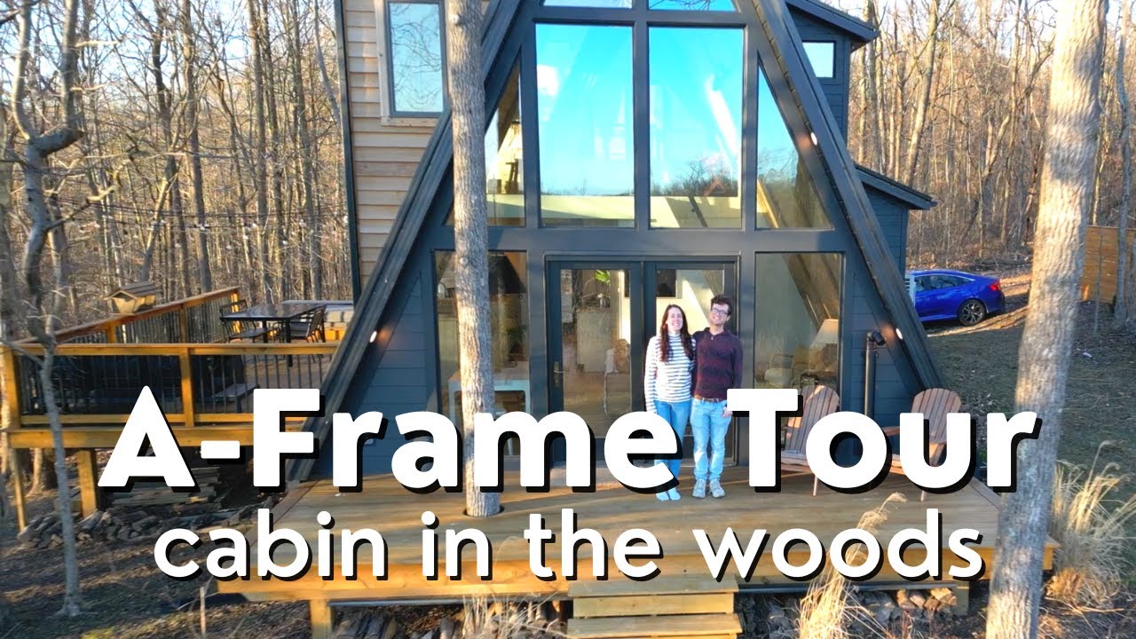 A-Frame Cabin Tour | Romantic Getaway in Ohio - YouTube