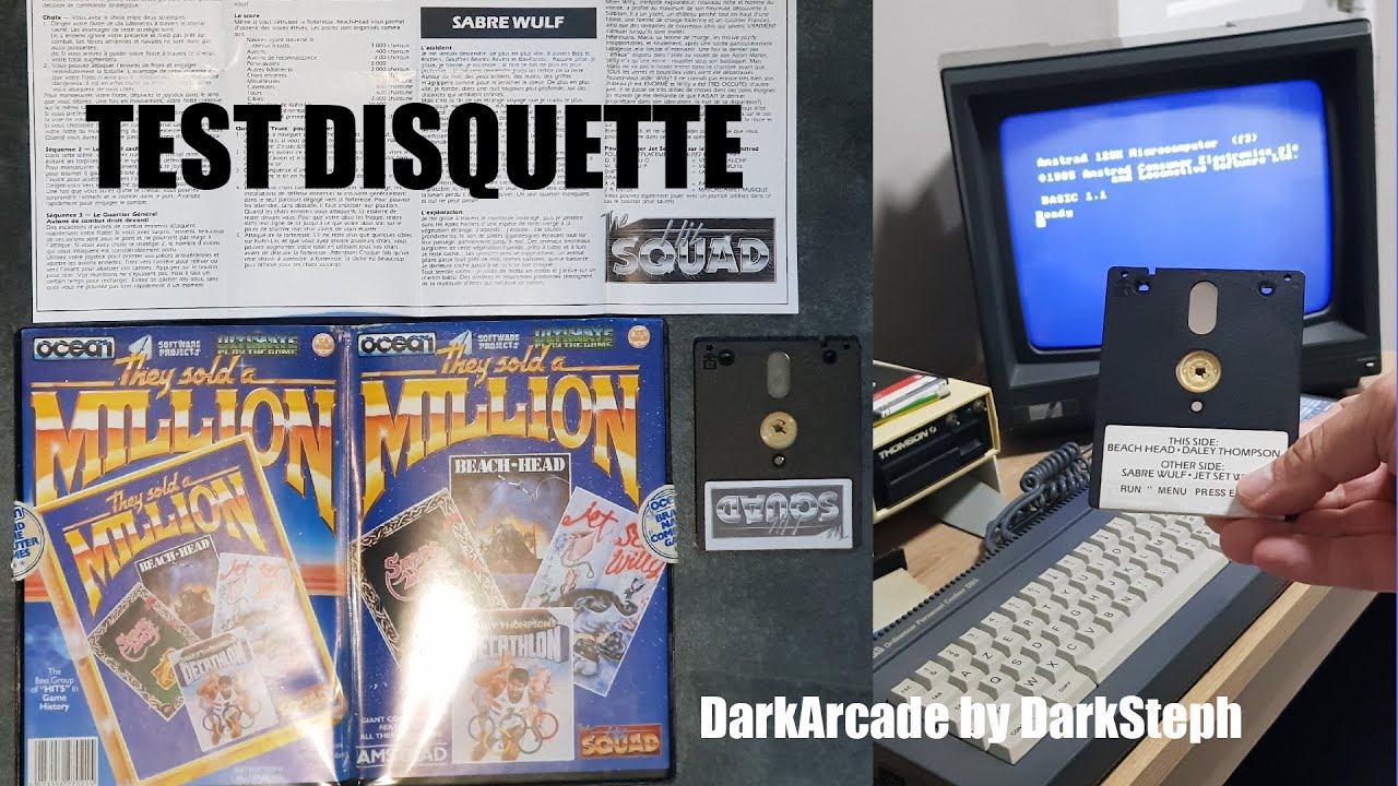 Test sur vrai Hardware Amstrad 6128 -- THEY SOLD A MILLION - YouTube