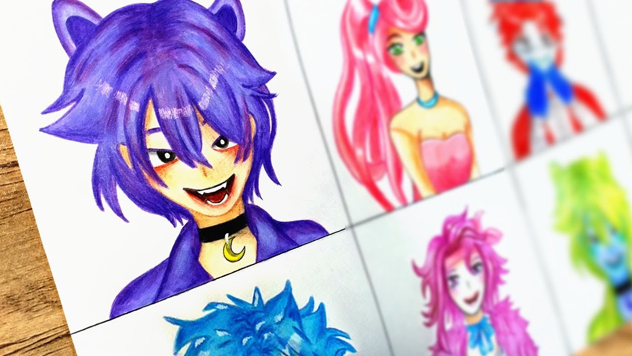 Drawing Smiling Critters As Human ( Poppy playtime chapter 3 ) - YouTube