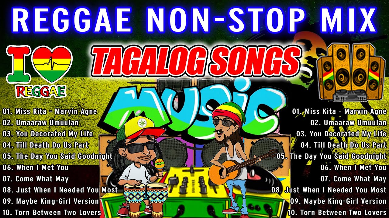 Top 50 Non stop Reggae Love Songs Mix 2024 Compilation 🥗APRILBOY x DJ ...