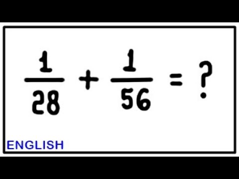 EASY WAY TO ADD FRACTIONS - YouTube