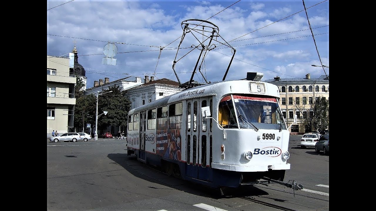 Kyiv (Kiev), Ukraine Tram Scenes - 2009 - YouTube