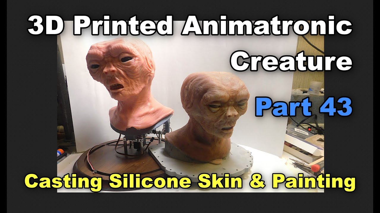 3D Printed Animatronic Creature Part 43 - YouTube