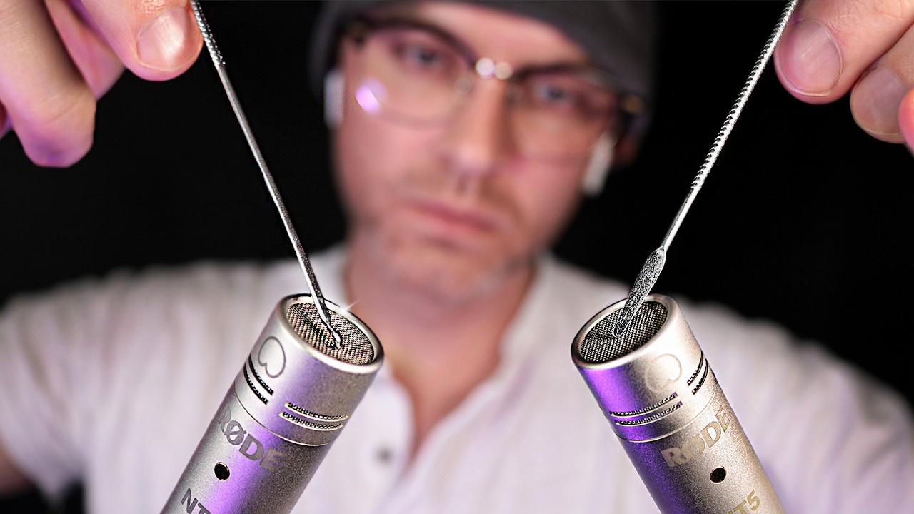 200% Sensitivity Mic Touching ASMR With Subtle Inaudible Whispers 💤 ...
