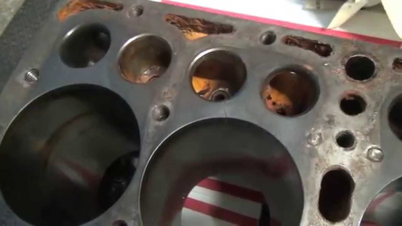 1932 ford #101 model A or B flathead race block crack repair by tatro ...